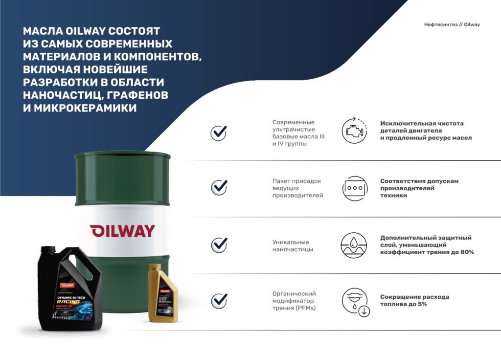 Масла OilWay - Южные системные технологии